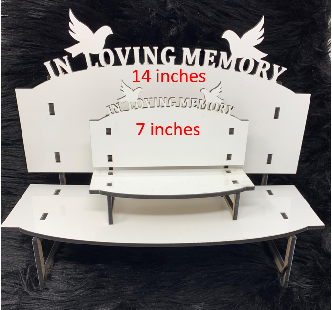 BLANK 14" In Loving Memory Bench – Total Blanks