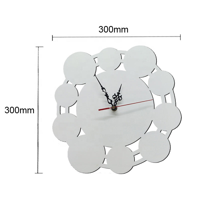 BLANK Silent Wall Clock (Round) – Total Blanks